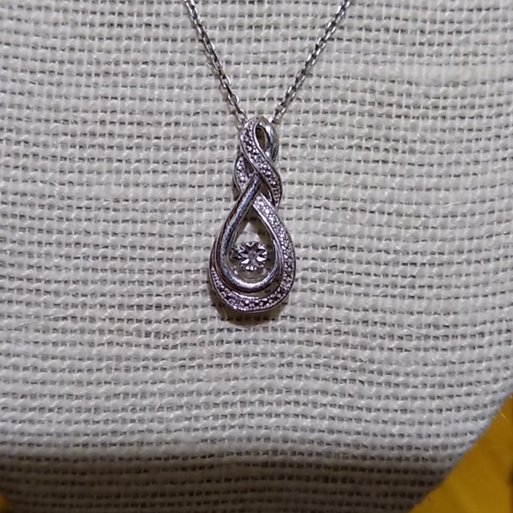 Jewelry | Ss Diamond Infinity Pendant | Poshmark